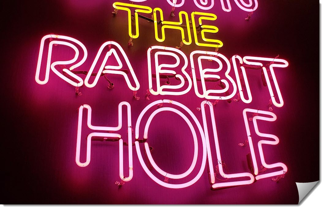 Whatnot Wednesday & #ThursdayDoors, #TDWC: The Rabbit Hole – Teagan's Books